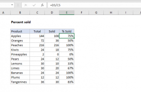 Decrease by percentage - Excel formula | Exceljet